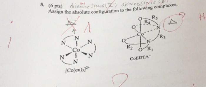 Solved Assign The Absolute Configuration To The Following