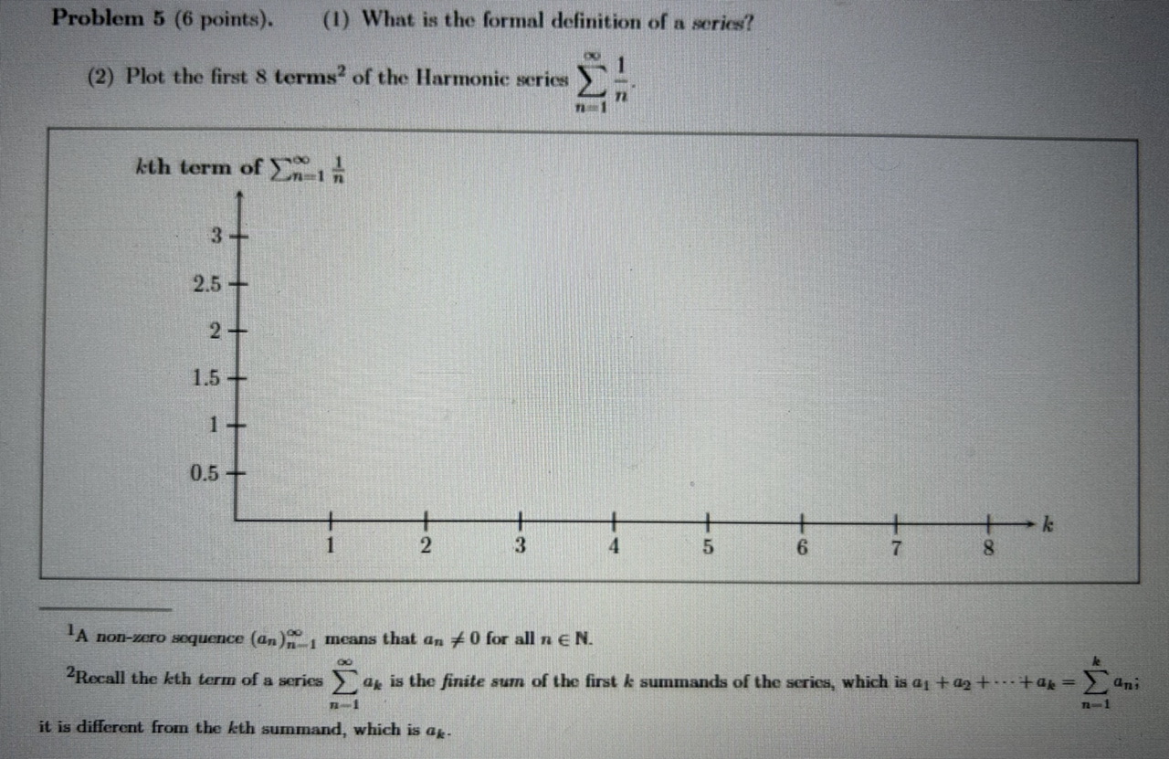 Solved Problem 5 ( 6 points). (1) What is the formal | Chegg.com