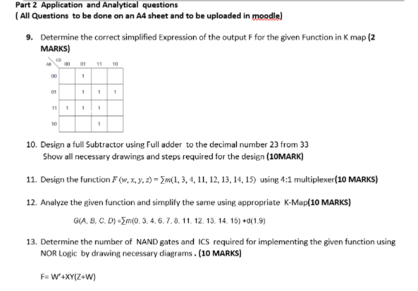 Solved Part 2 Application and Analytical questions (All | Chegg.com