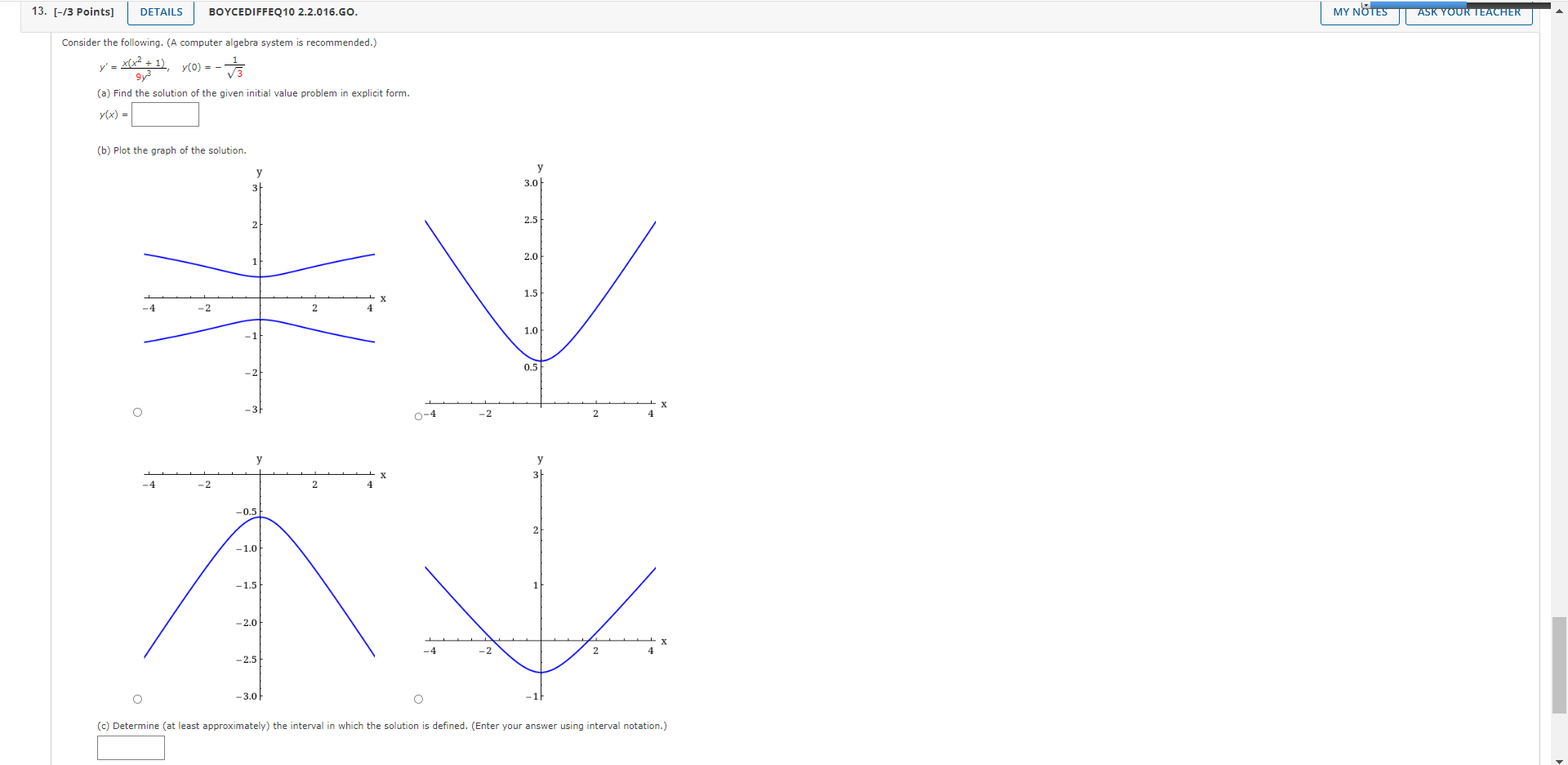 Solved nsider the following. (A computer algebra system is | Chegg.com