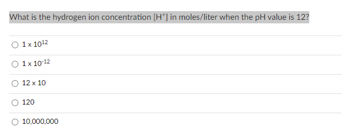 Solved What is the hydrogen ion concentration [H*) in | Chegg.com