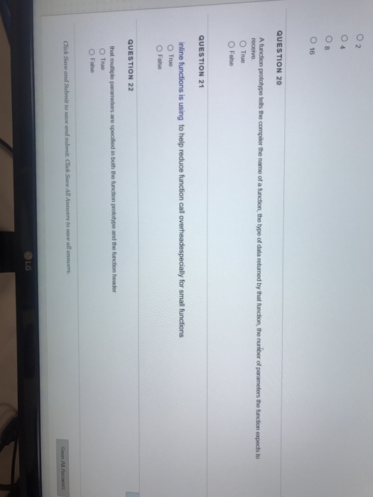 Solved QUESTTO In this prototype is a example of int | Chegg.com