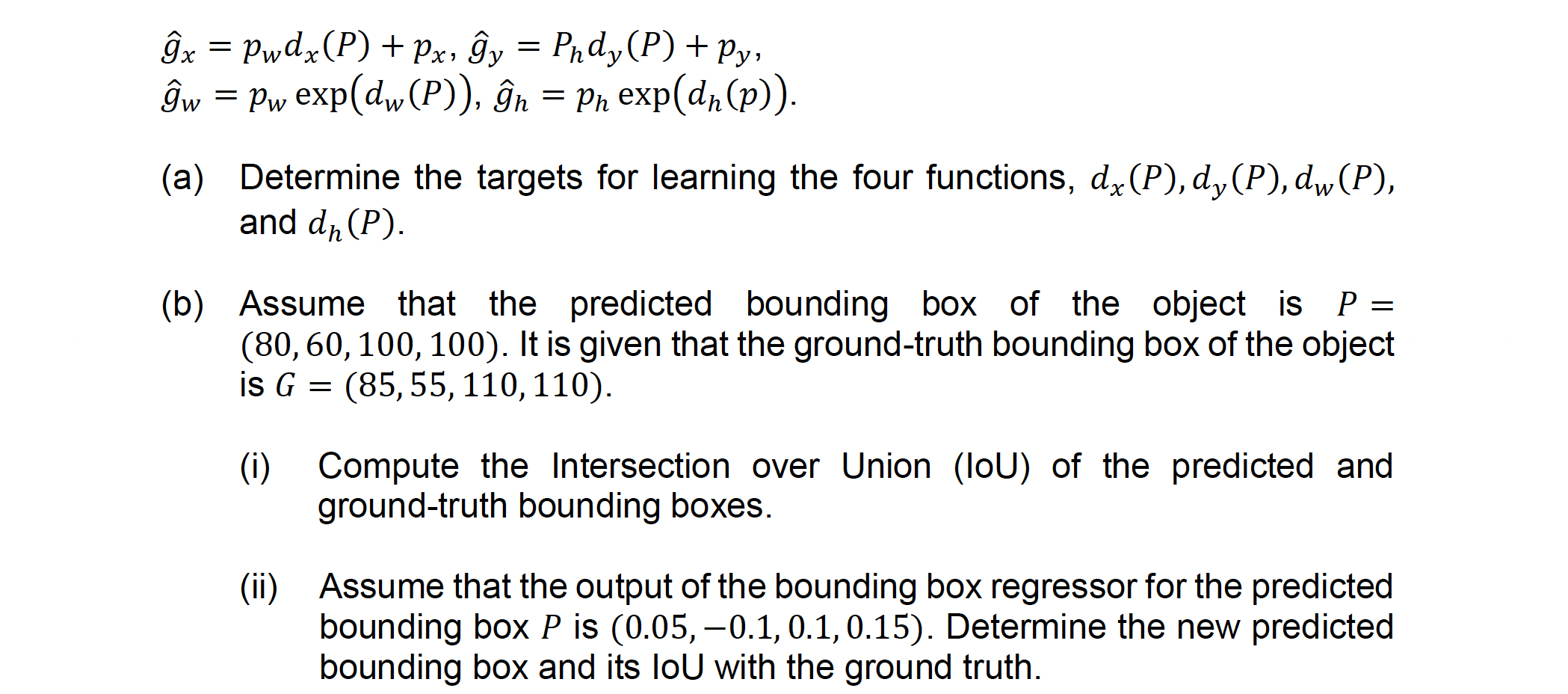 Solved It is given that there is an object in an image, | Chegg.com