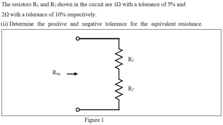Solved The resistors R1 and R2 shown in the circuit are 122 | Chegg.com