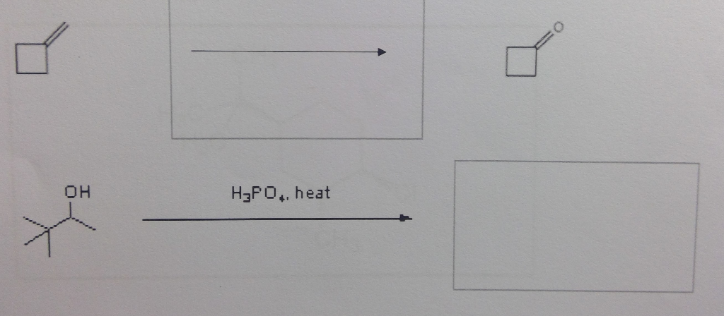 Solved Fill in the boxes with either the reactant or the | Chegg.com
