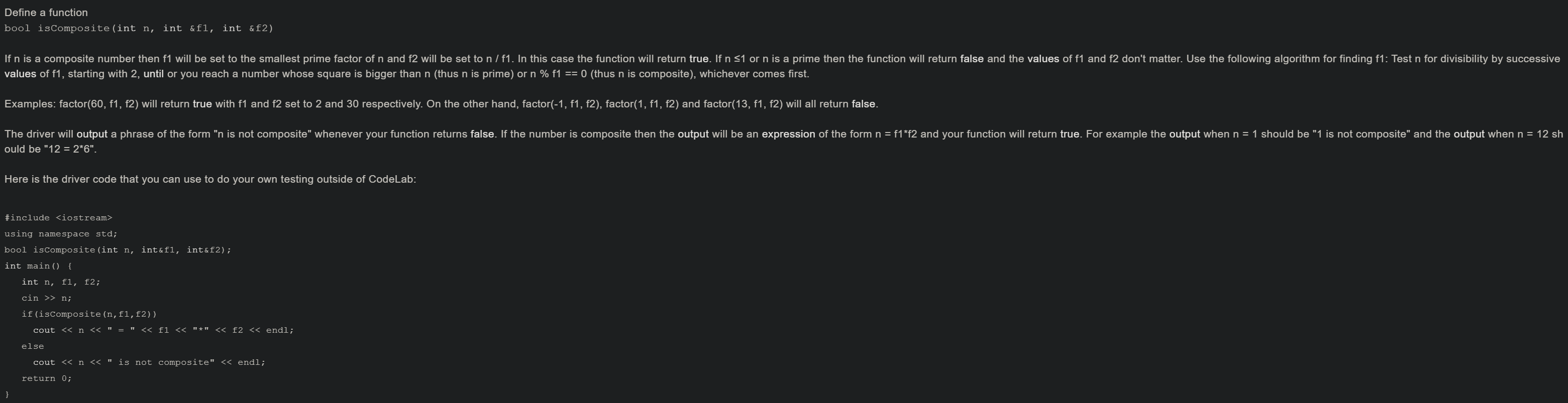 Solved C++ language Both images below are under the same | Chegg.com