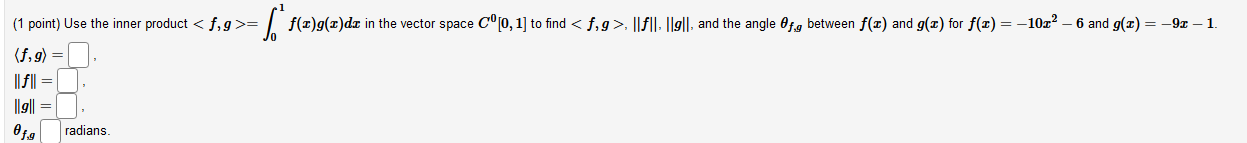 Solved -4 3 1 2 (1 point) Given A= and B= use the Frobenius | Chegg.com