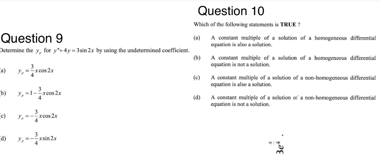 Solved Question 1 Let y1 and y2 form a fundamental set of | Chegg.com