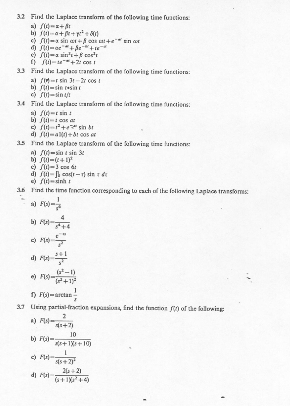 Solved Solve the following exercises 3.2b) and c), 3.4c), | Chegg.com