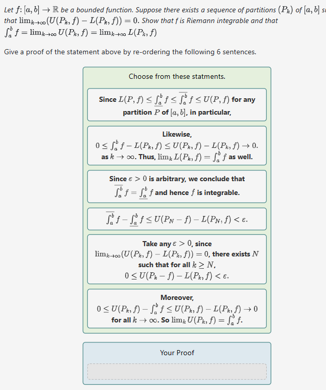 Solved Let f:[a,b]→R be a bounded function. Suppose there | Chegg.com
