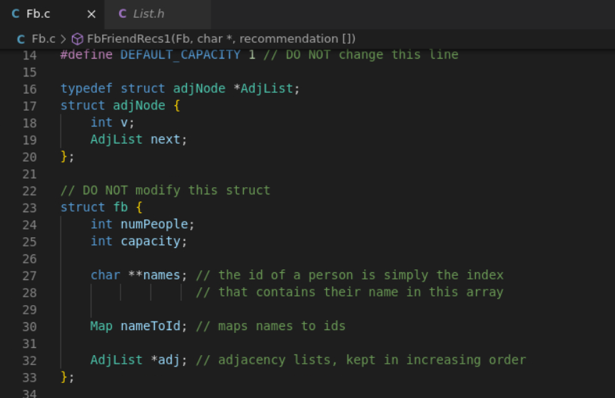 Solved for them. The function should store the | Chegg.com
