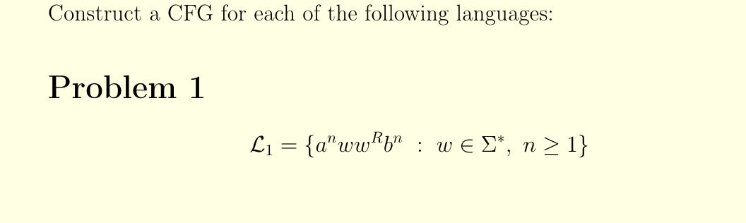 Solved Construct a CFG for each of the following languages: | Chegg.com