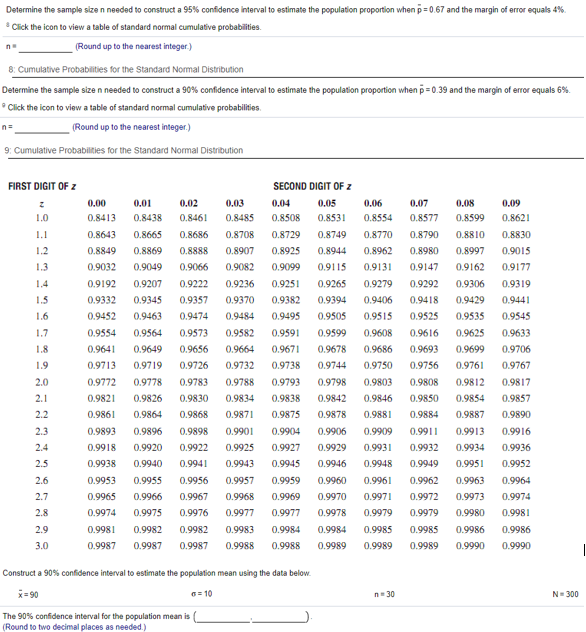Solved Determine the sample sizen needed to construct a 95% | Chegg.com