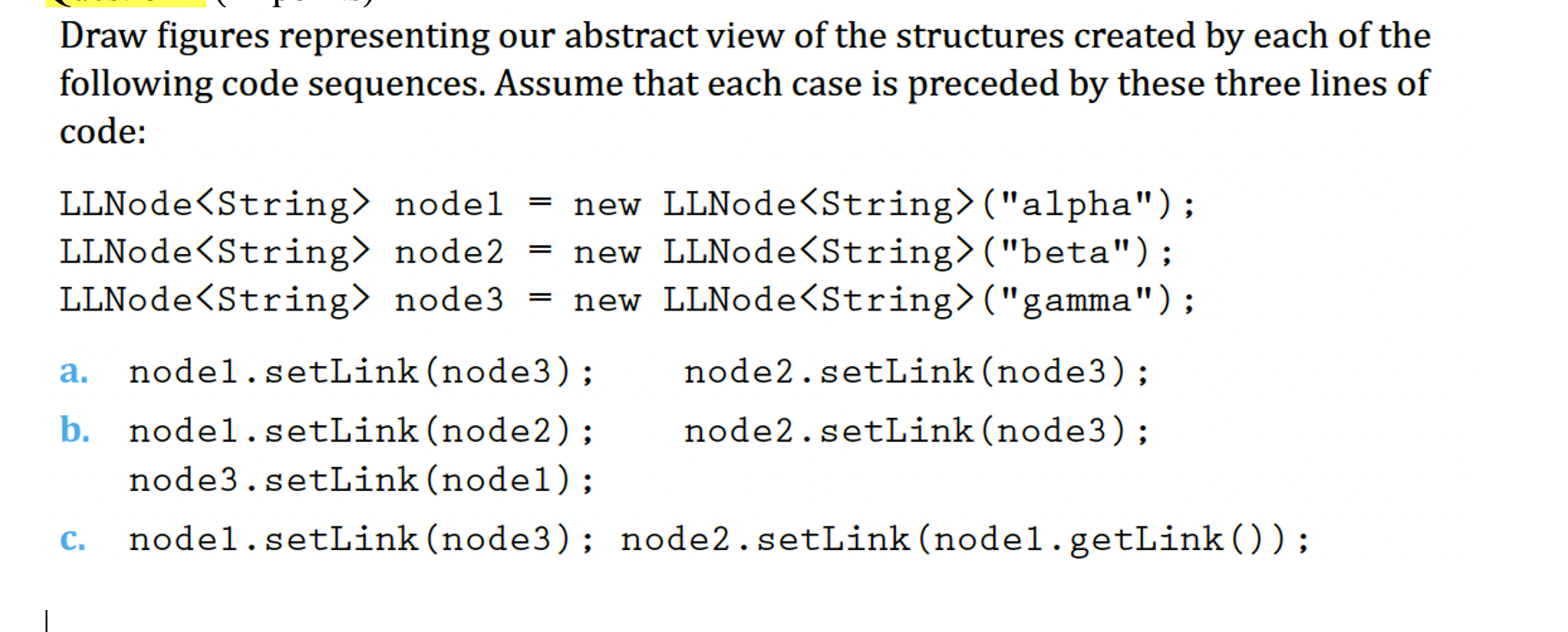 Solved Draw figures representing our abstract view of the | Chegg.com