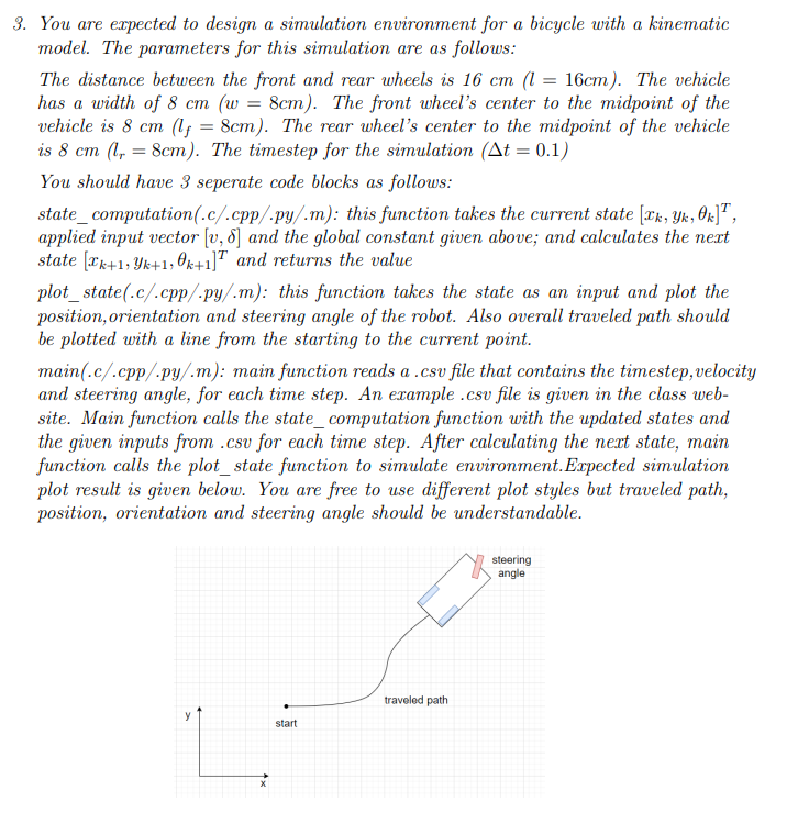 Solved 3. You are expected to design a simulation | Chegg.com