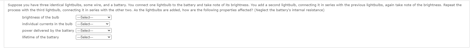 Solved Suppose you have three identical lightbulbs, some | Chegg.com