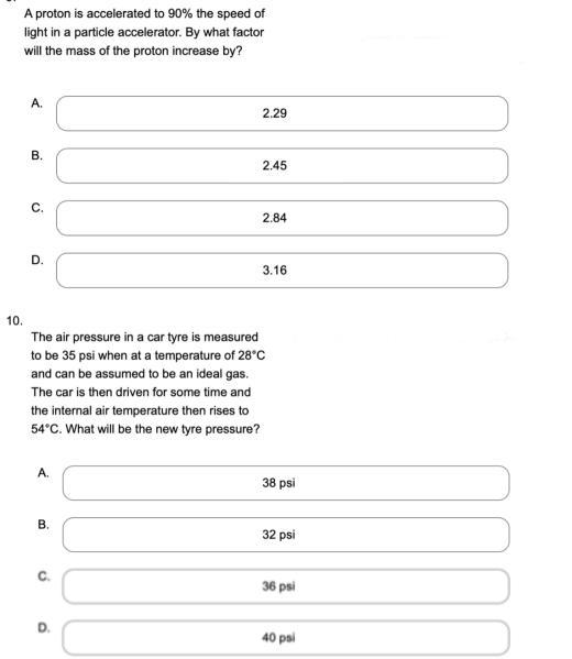 Solved A Proton Is Accelerated To 90 The Speed Of Light In
