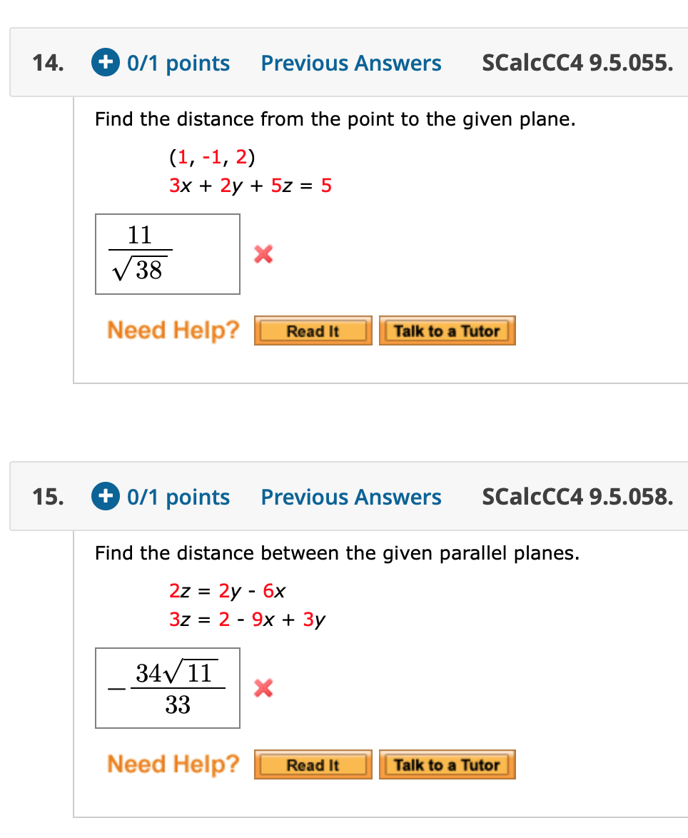 Solved 14. + 0/1 points Previous Answers ScalcCC4 9.5.055. | Chegg.com Solved 14. + 0/1 points Previous Answers ScalcCC4 9.5.055. | Chegg.com