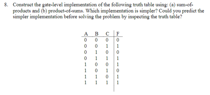 Solved 8 Construct The Gate Level Implementation Of The 7377