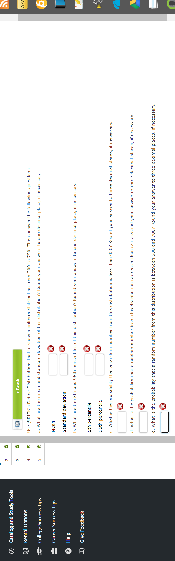 Solved Use @RISK's Define Distributions tool to show a | Chegg.com