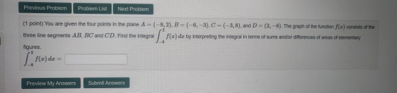 Solved Previous Problem Problem List Next Problem (1 point) | Chegg.com
