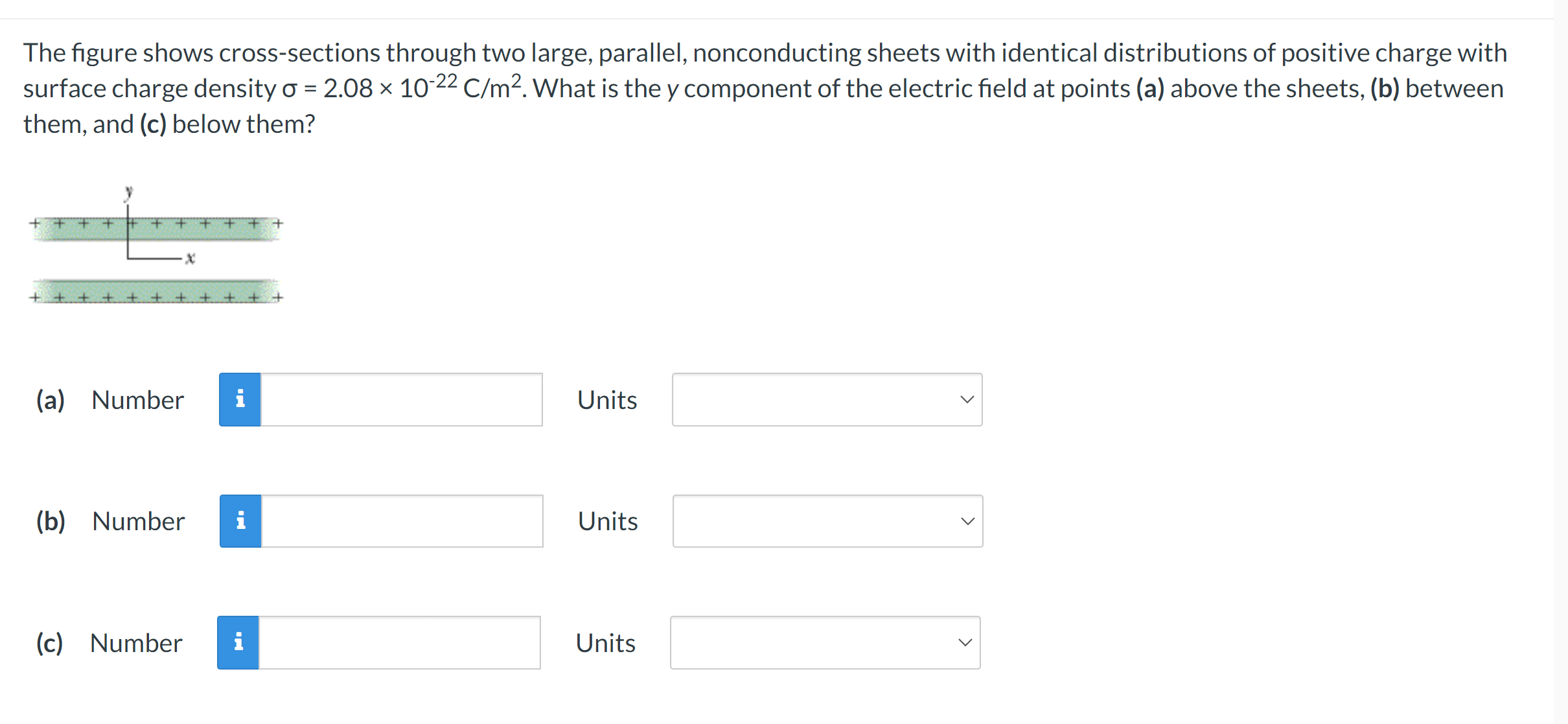 Solved The figure shows cross-sections through two large, | Chegg.com