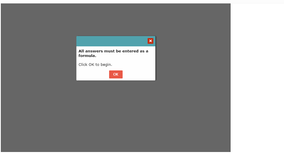 Solved All answers must be entered as a formula. Click OK to | Chegg.com