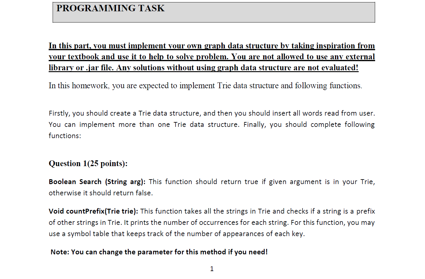 Solved In this part, vou must implement vour own graph data | Chegg.com