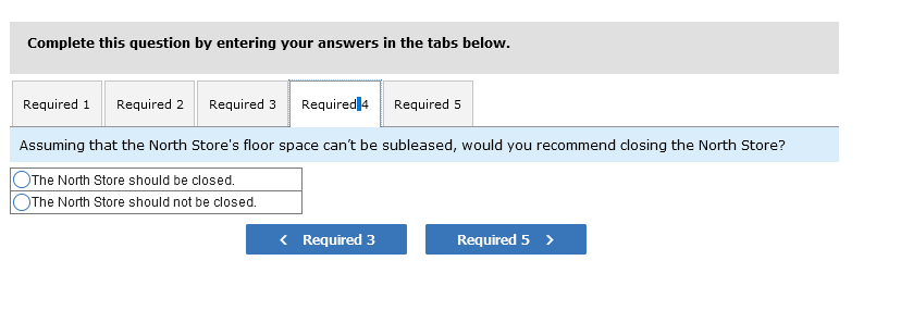 Solved Problem 13-26 (Static) Close or Retain a Store | Chegg.com