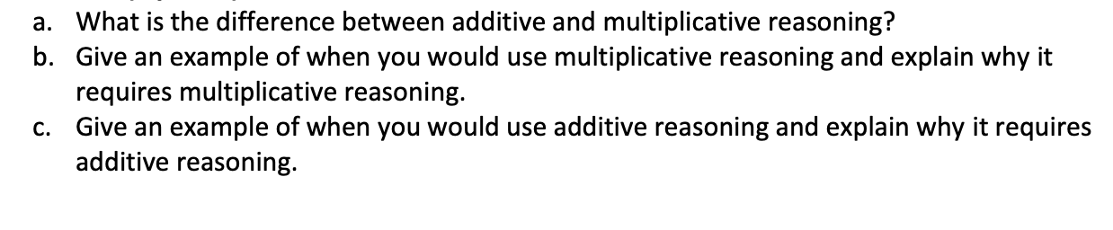 Solved a. What is the difference between additive and | Chegg.com