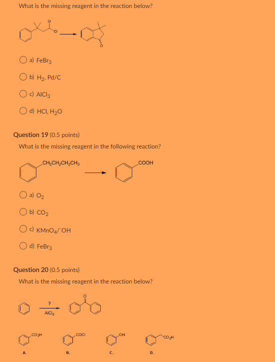 Solved What is the missing reagent in the reaction below? | Chegg.com