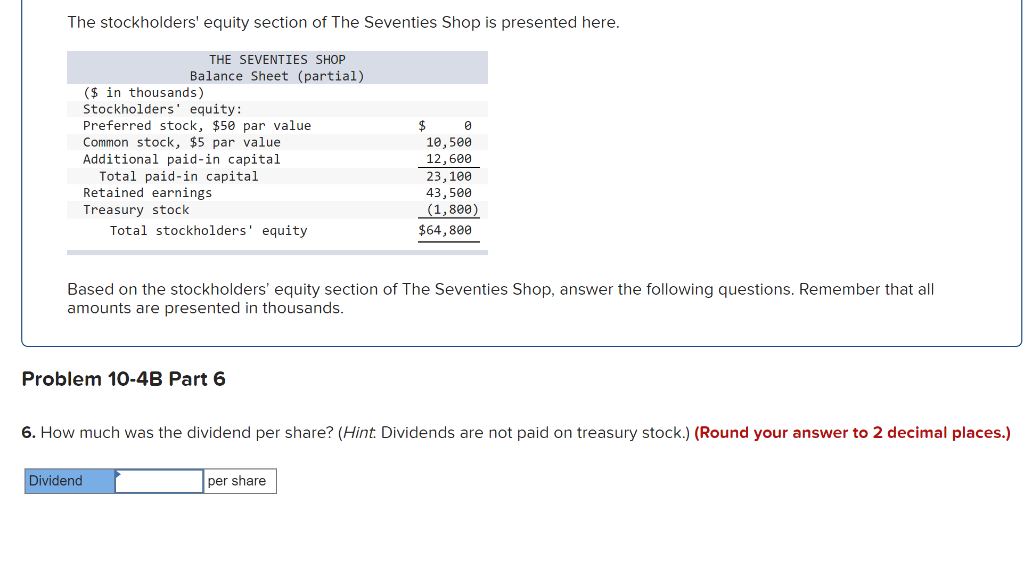 Solved A company has two classes of stock authorized: 7%, | Chegg.com