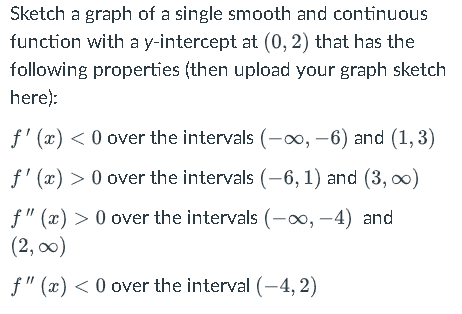 Solved Sketch a graph of a single smooth and continuous | Chegg.com