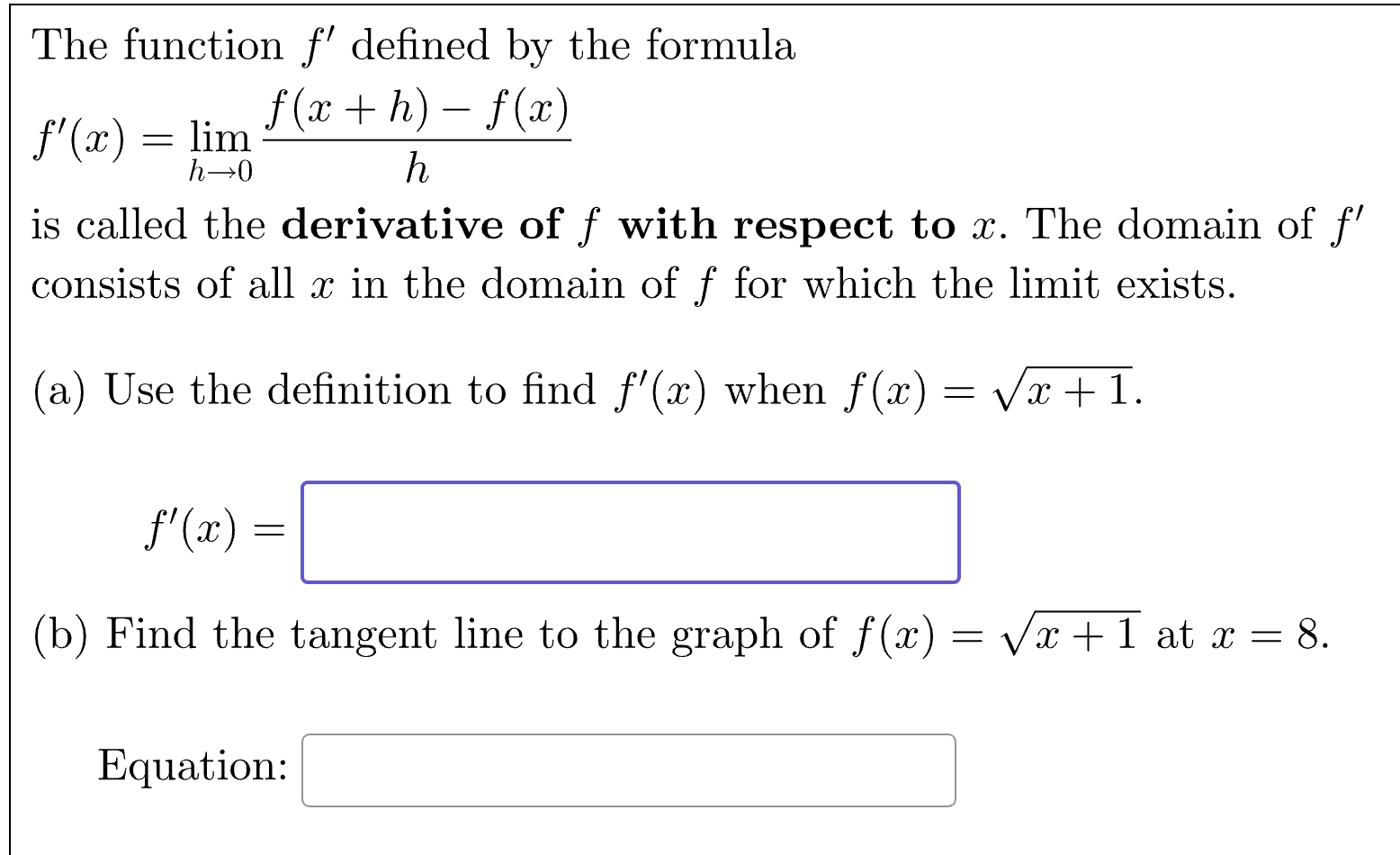 Solved The function f′ defined by the formula | Chegg.com