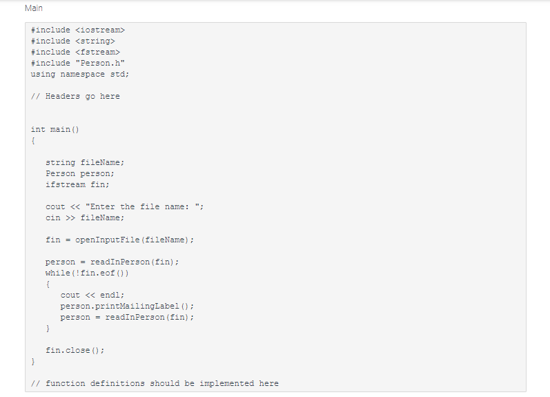Solved Create the class described by the UML Person -title: | Chegg.com