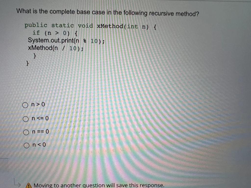 Solved What is the complete base case in the following | Chegg.com
