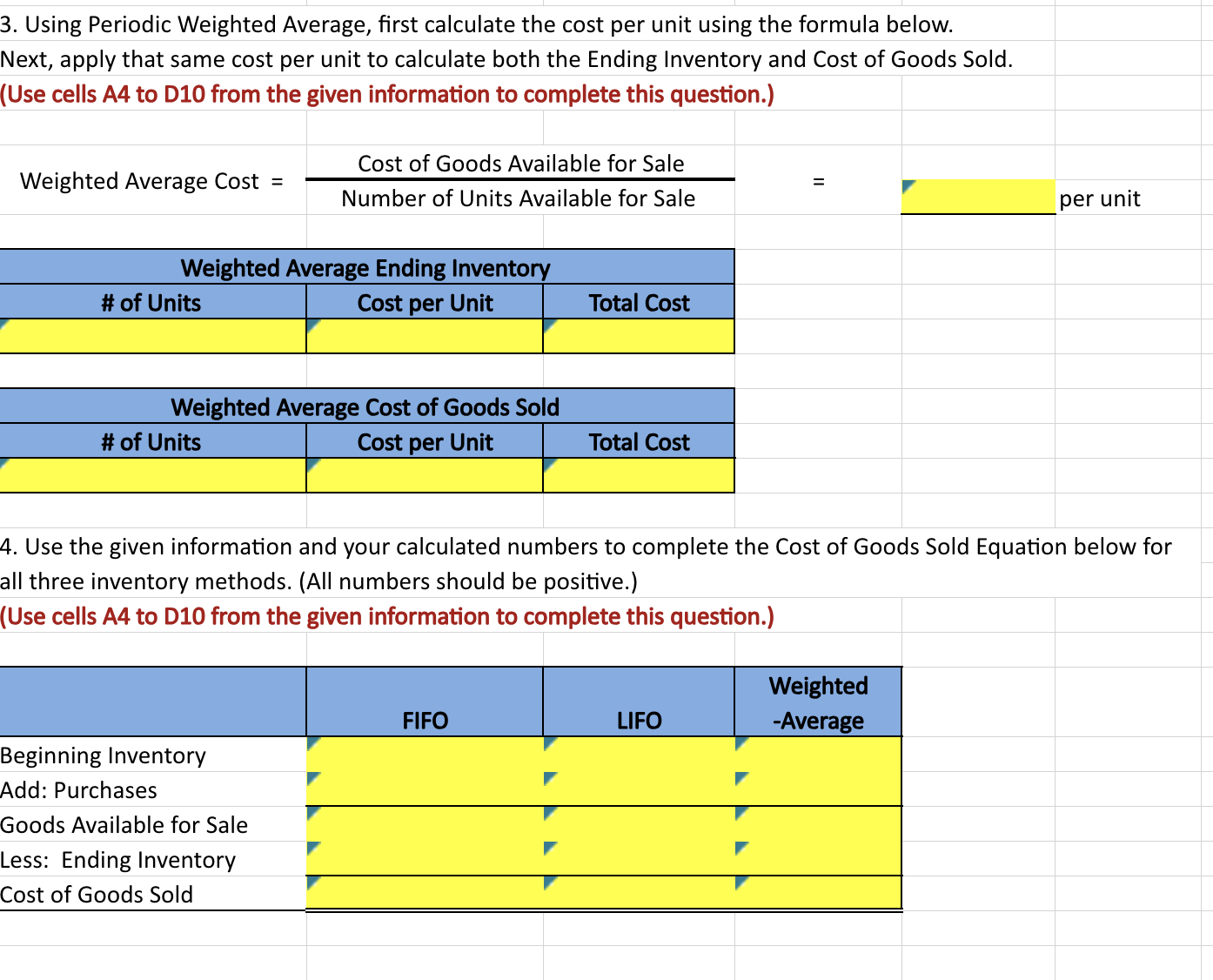 Solved I need step-by-step assistance in calculating the | Chegg.com