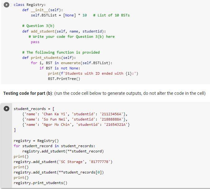 Solved Given the provided Class: class LLNode: def | Chegg.com Solved Given the provided Class: class LLNode: def | Chegg.com