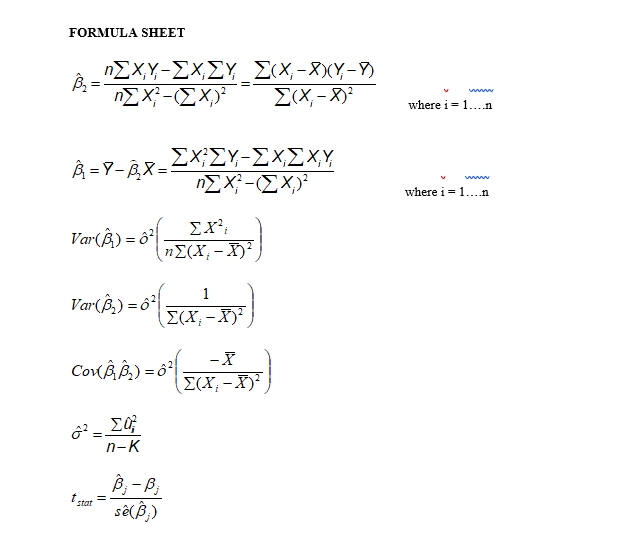 Solved FORMULA SHEET ηΣΧΥ-ΣΧΕΣΥ ΣΧ-Χ) Υ-Υ) ηΣ Χ -ΣΧ) Σ(X - X | Chegg.com