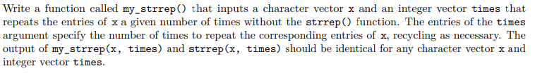 Solved Write a function called my_strrep() that inputs a | Chegg.com