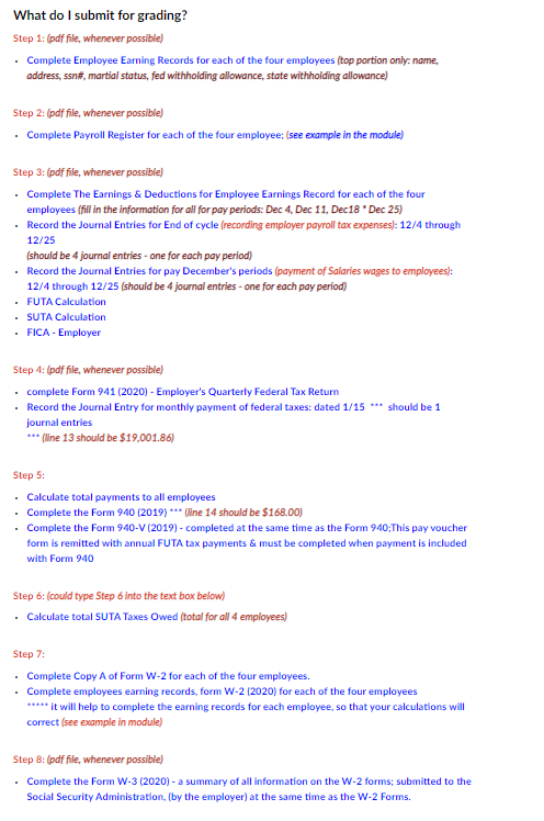 240 Payroll Accounting Chapter 7. Comprehensive | Chegg.com