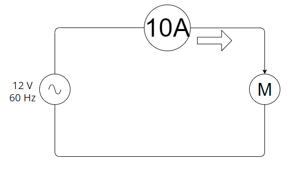 Solved In the motor connected circuit in the figure (power | Chegg.com