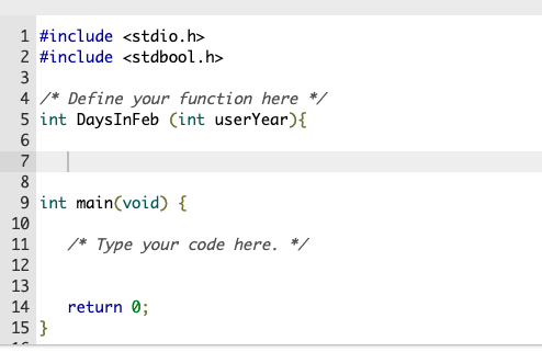 Solved 17.10 Homework 5, P1: Leap year - functions A common | Chegg.com