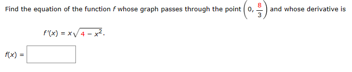 Solved Find the equation of the function f whose graph | Chegg.com