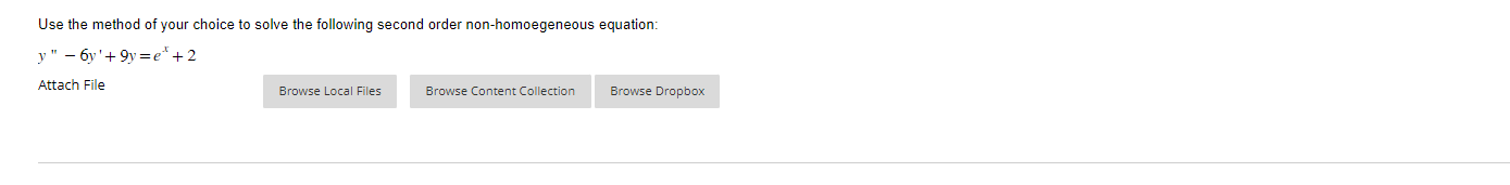 Solved Use the method of your choice to solve the following | Chegg.com