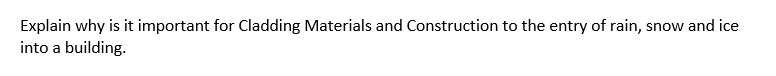 Solved Explain why is it important for Cladding Materials | Chegg.com
