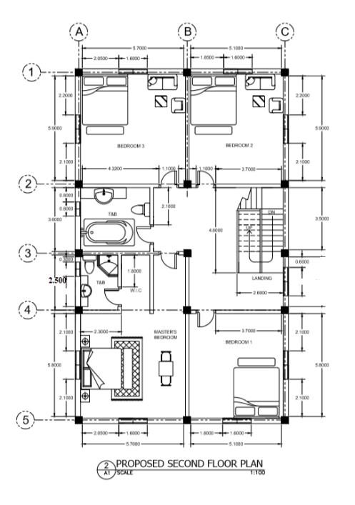 Design Criteria Design of 2nd Floor Beam Framing Plan | Chegg.com