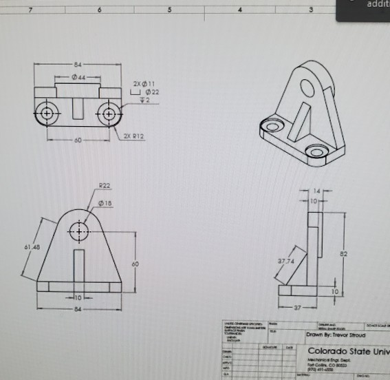 Solved Hello. I am trying to fully dimension this drawing | Chegg.com