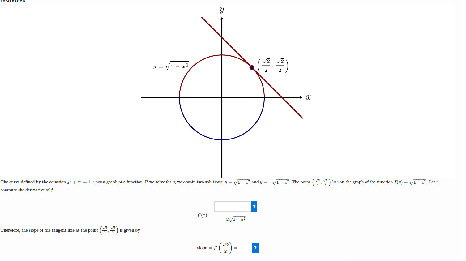Solved Explanation. y y = | NS х The curve defined by the | Chegg.com