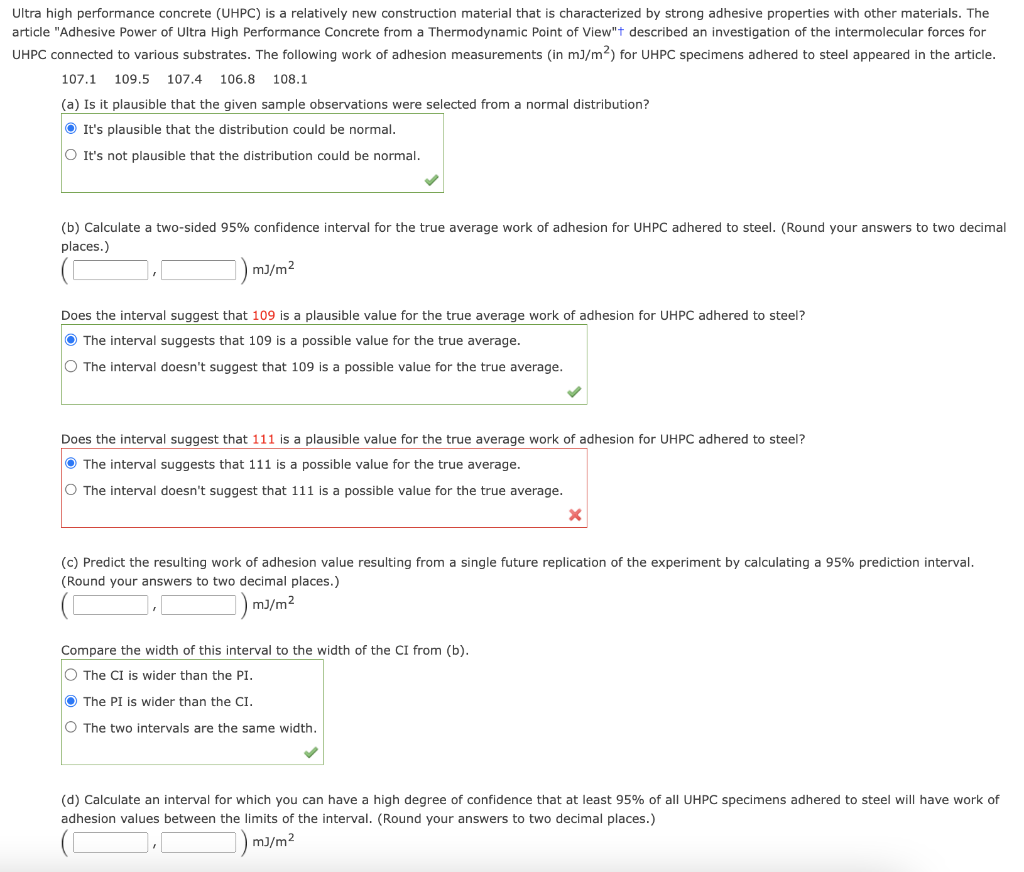 Solved Itra high performance concrete (UHPC) is a relatively | Chegg.com